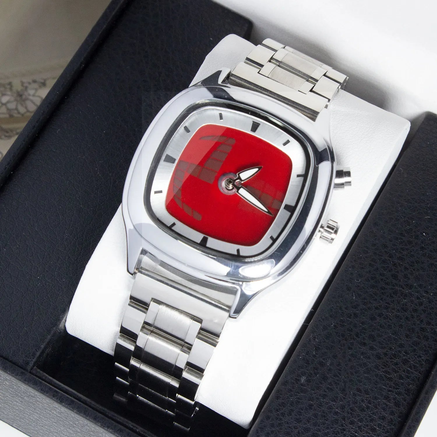 Millennium Quadrant Watch With Light Reactive Dial And Floating Hour M ...