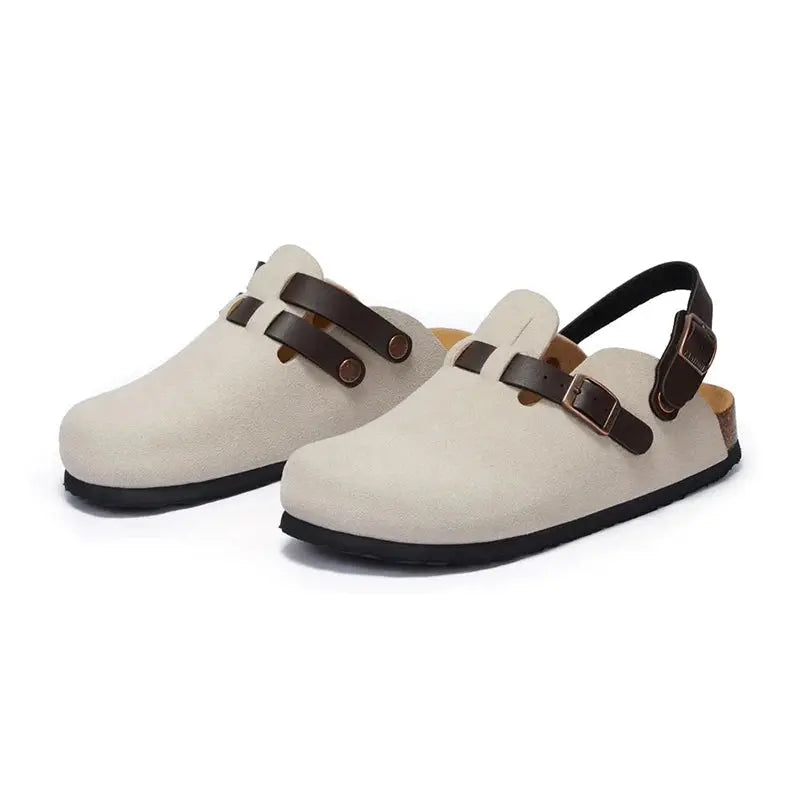 Women Cork Slippers Comfort All Day Anti Slip Sole Flat Bottom Lightwe ...
