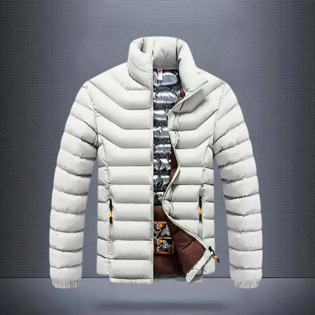 Enzo Water-Repellent Puffer Jacket For City Dwellers Windproof Lightwe ...