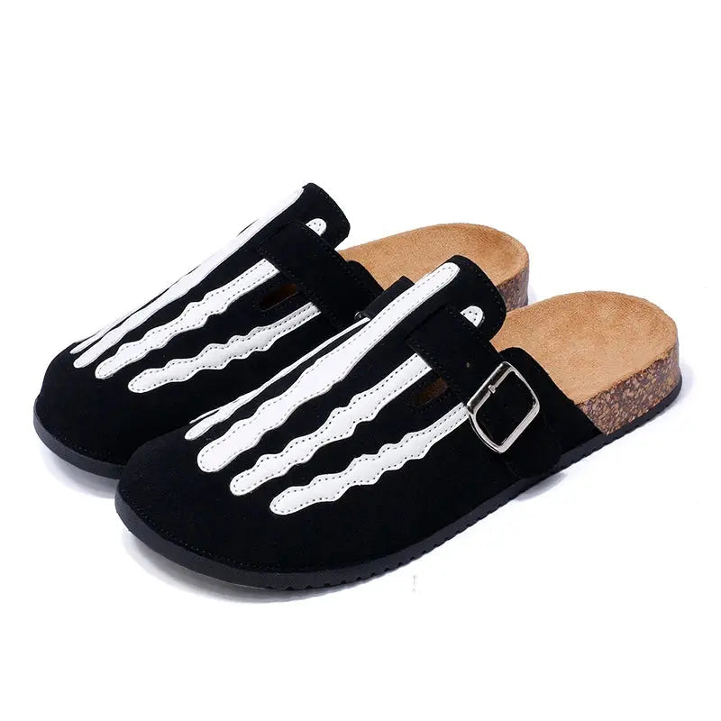 Striped Cork Clogs For Men With Ergonomic Insole Lightweight Comfort B ...